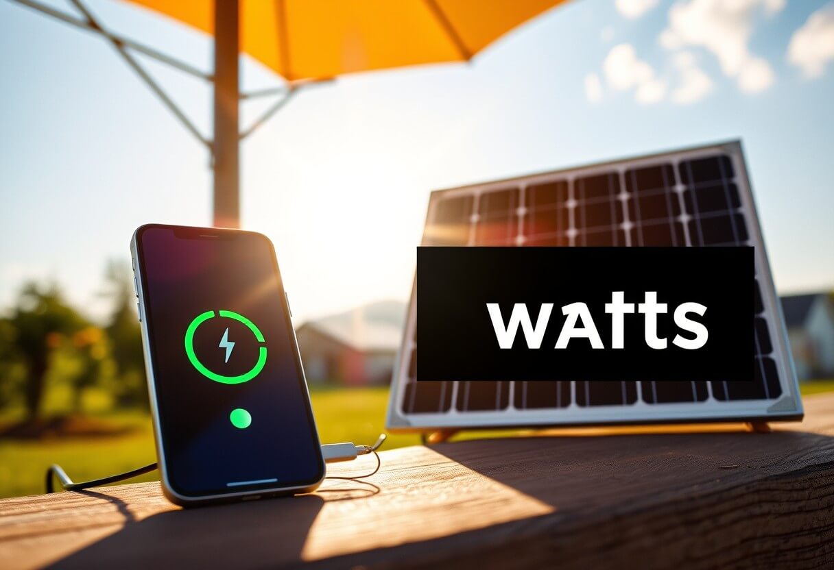 How many watts of solar do I need to charge my phone - Solar Power CEE